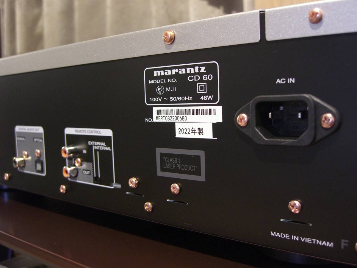 marantz CDplayer CD60/FN(マランツ)｜売買されたオークション情報、yahooの商品情報をアーカイブ公開 - オークファン（aucfan.com）