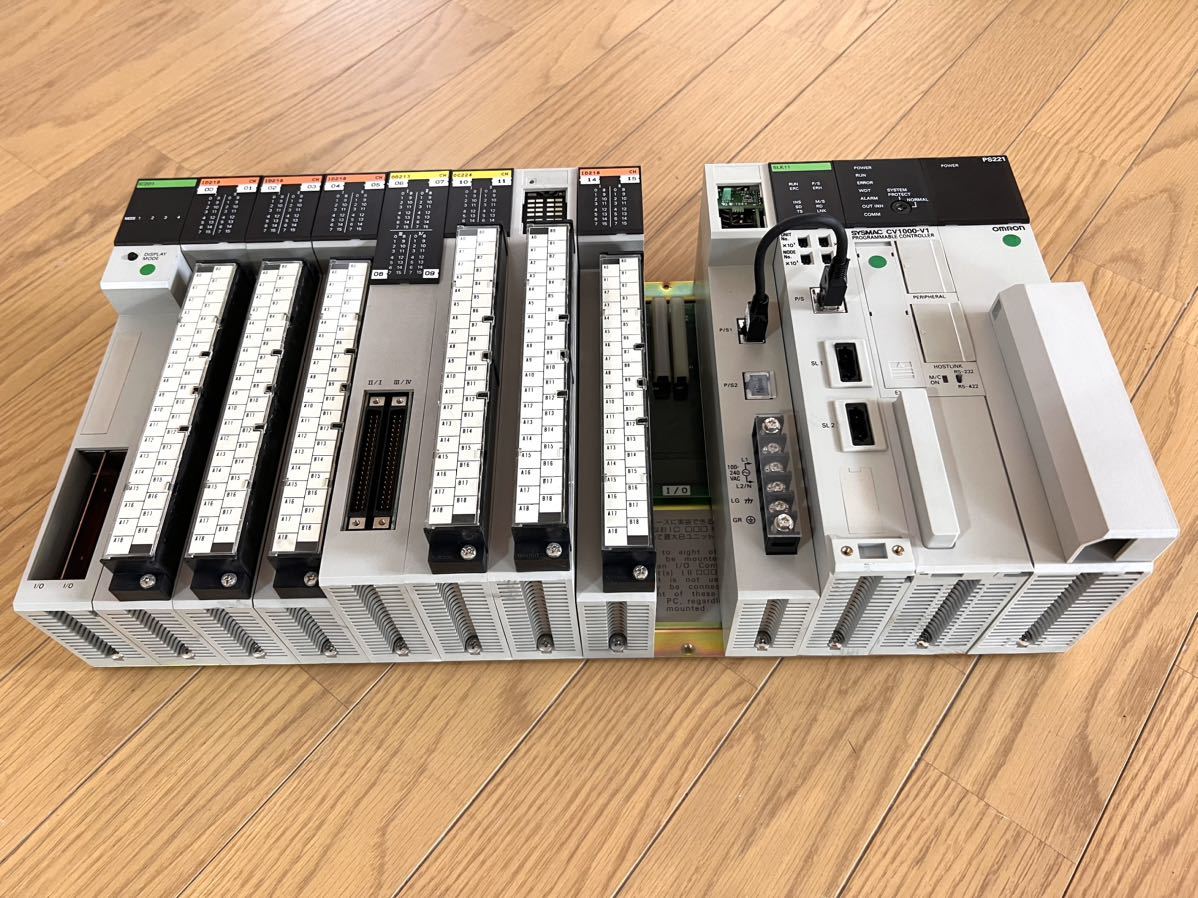 OMRON オムロン シーケンサ PLC CV500-BC101 C1000H PS221 Sysmac CV1000-V1 SLK11 APS01 ID218 OC224 OD213 ...