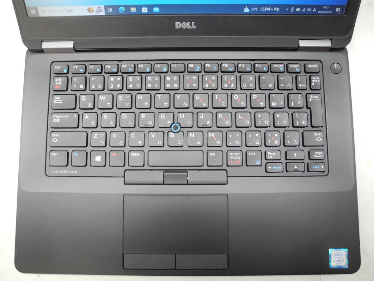 第6世代 DELL Latitude E5470 Core i3 2.30GHz/4GB/SSD256GB/無線/Bluetooth/カメラ ...