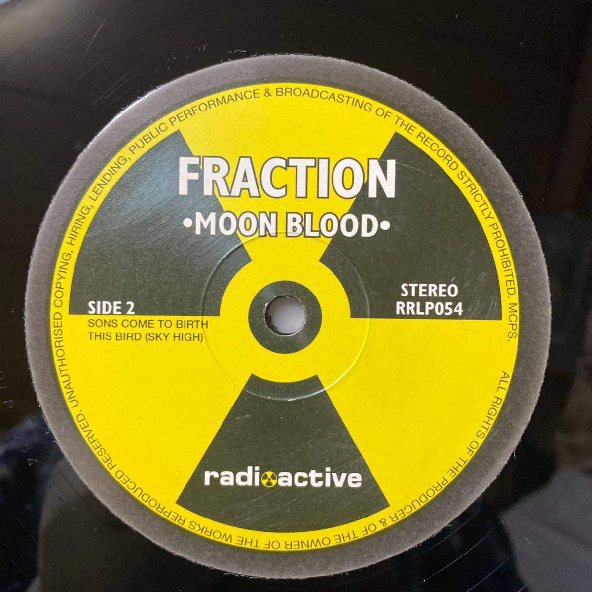 ハードサイケ名作LP Fraction Moon Blood 2004年頃 Radioactive再発 bootleg Doors ...