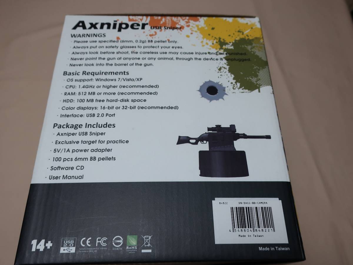 Axniper USB Sniper カメラ内蔵USBスナイパーライフル BB弾 動作未確認 ジャンク扱い(その他)｜売買されたオークション ...