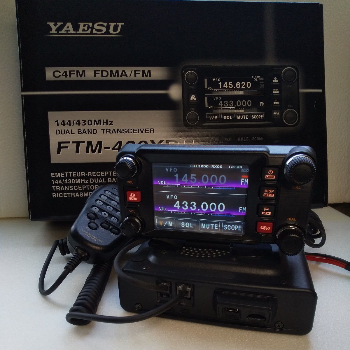 ヤエス FTM400XDH VU＆C4FM/50Wハイパワー機 144/430MHz 使用頻度少(モービル)｜売買されたオークション情報 ...