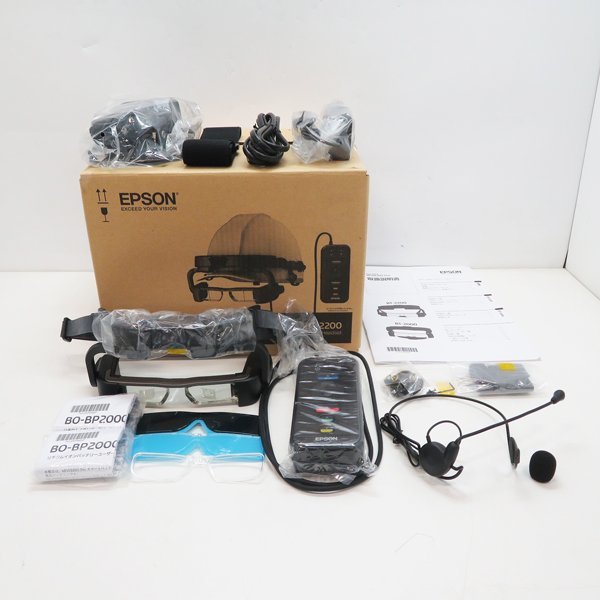 10000円スタート〇EPSON MOVERIO Pro BT-2200 スマートヘッドセット/Android搭載/元箱付/(周辺機器)｜売買 ...