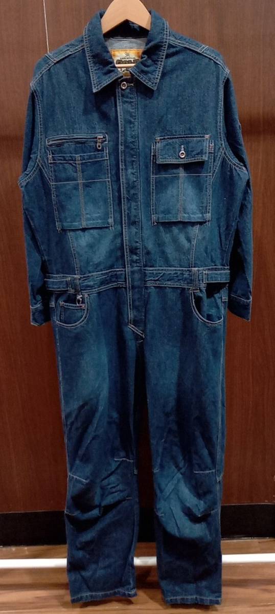 ZACK STYLES GOLD つなぎ デニム カバーオール オールインワン ワーク アメカジ Lサイズ(つなぎ、オーバーオール)｜売買され ...