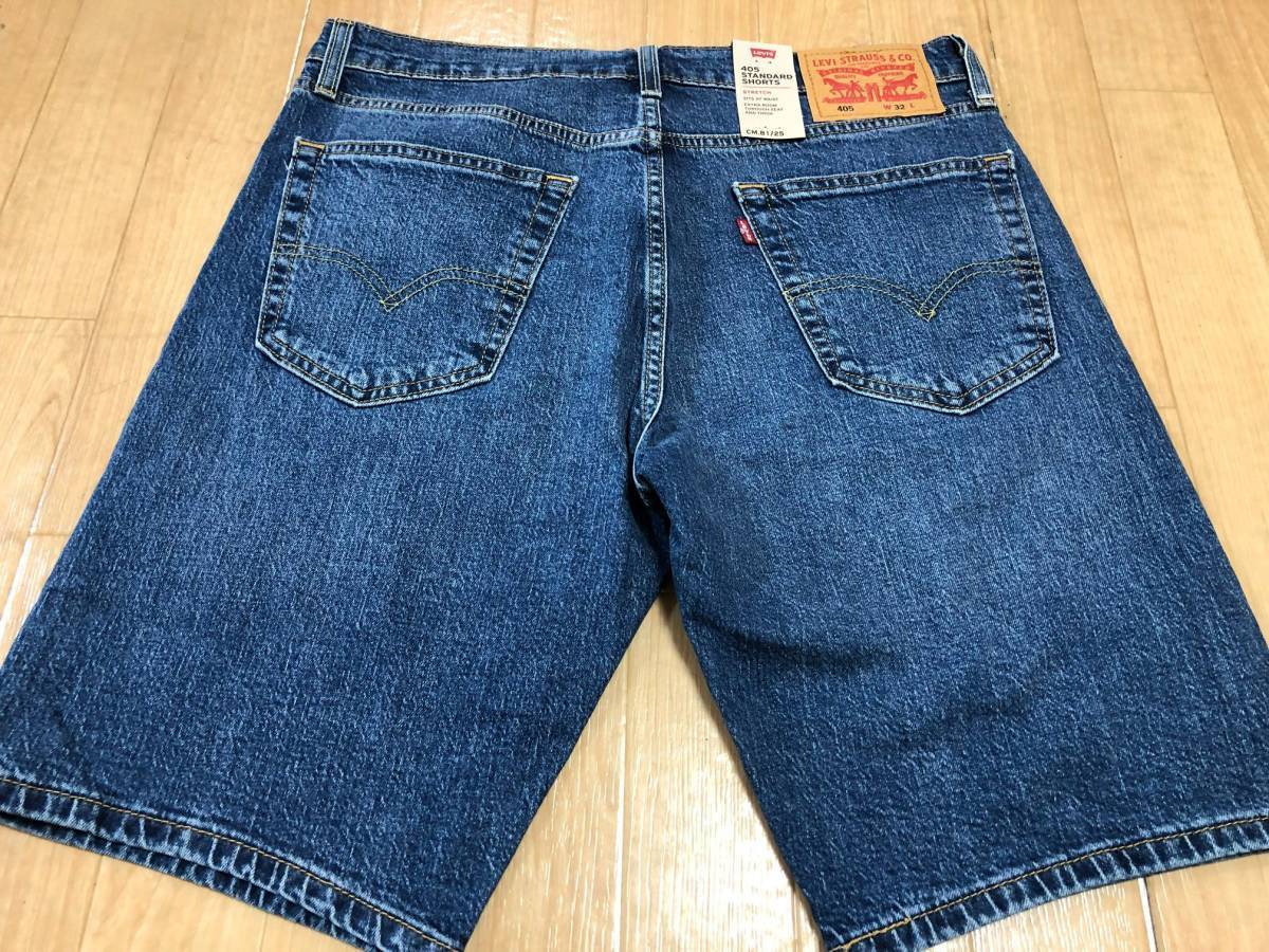 LEVI’S リーバイス 405 STANDARD SHORT ストレッチ ハーフパンツ 39864-0006 サイズW32/81CM(W32 ...