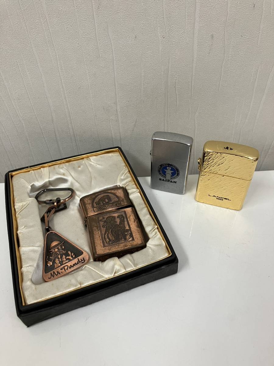 M 動作未確認 // ライターまとめ3点 // LANCEL ランセル Zippo Mr.Dandy ゴールド 喫煙具 1円(その他)｜売買さ ...