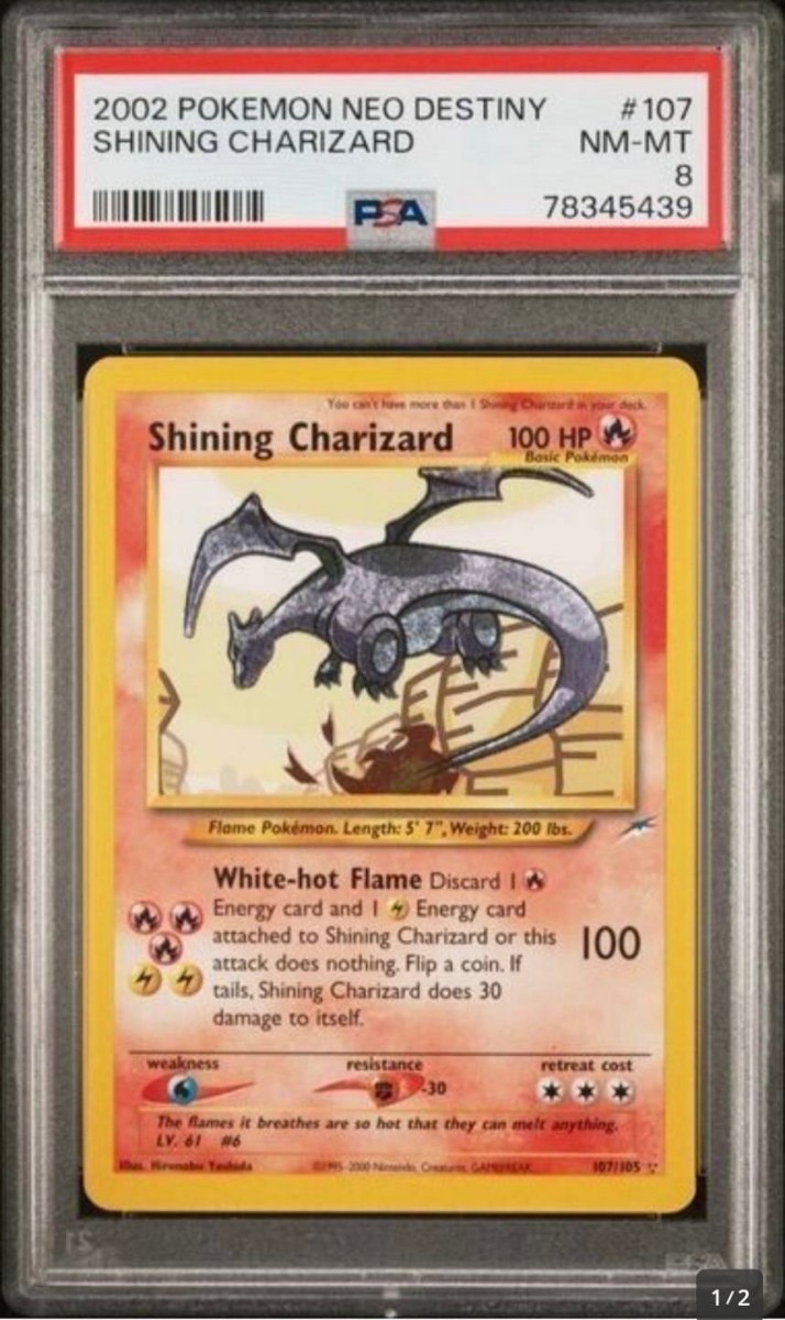ポケモンカード 海外版 Shining Charizard ひかるリザードンpokmon trading card game e 英語版(シングルカード)｜売買されたオークション情報 ...