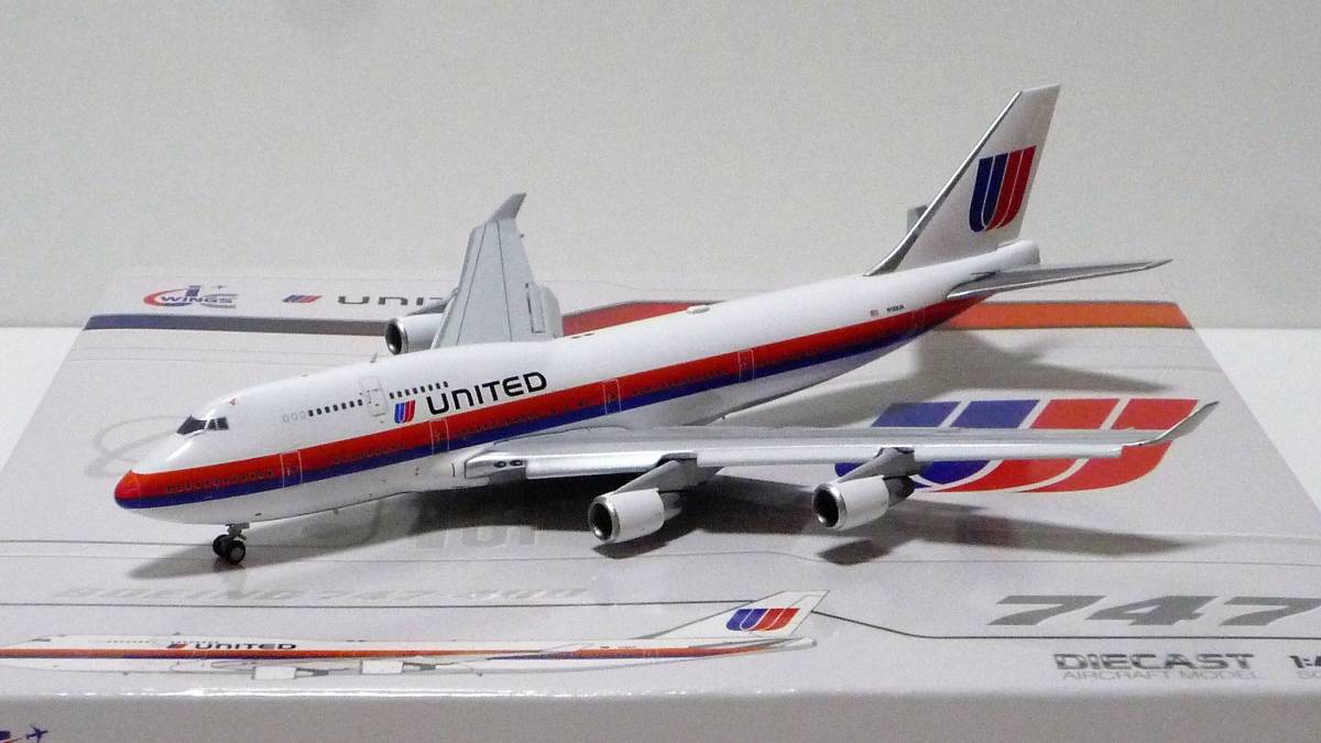 JC Wings 1/400 United Airlines747-400 N183UA Flaps Down / Phoenix 1/400 Lufthansa 747-8i D-ABYA ...