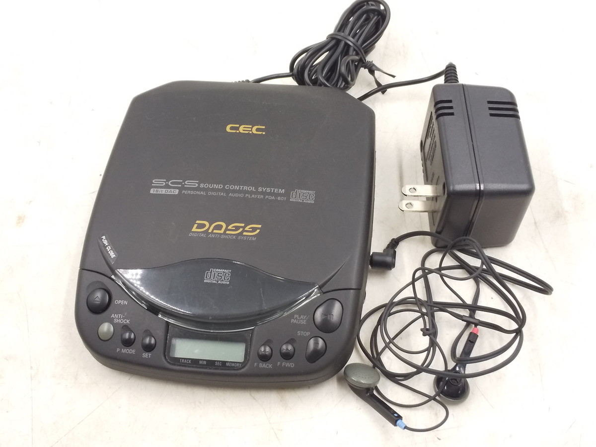 Y8-353 CECポータブルCD PDA-601 音楽(CDプレーヤー)｜売買されたオークション情報、yahooの商品情報をアーカイブ公開 ...
