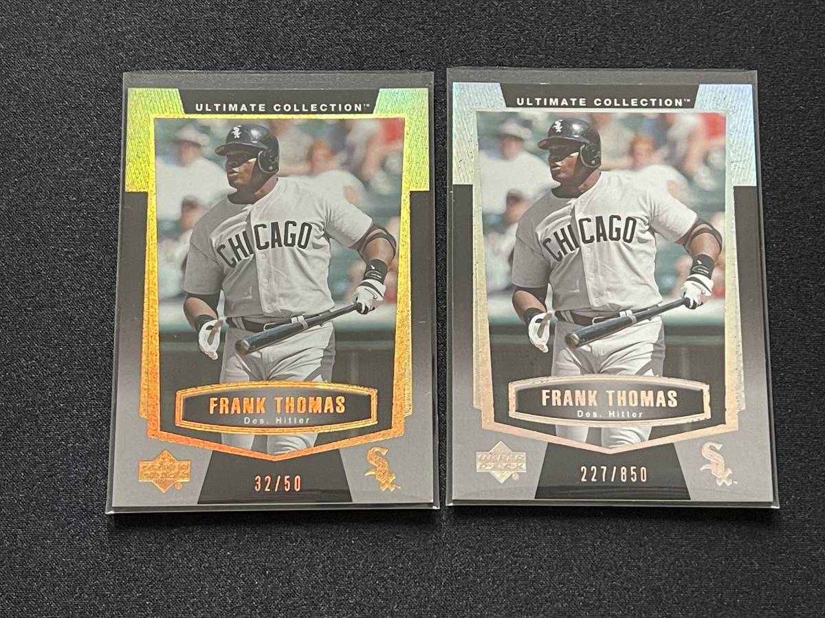 Frank Thomas 2003 Upper Deck ULTIMATE COLLECTION Base #/850 ＋ Gold #/50 2枚セット(2002年～)｜売買された ...