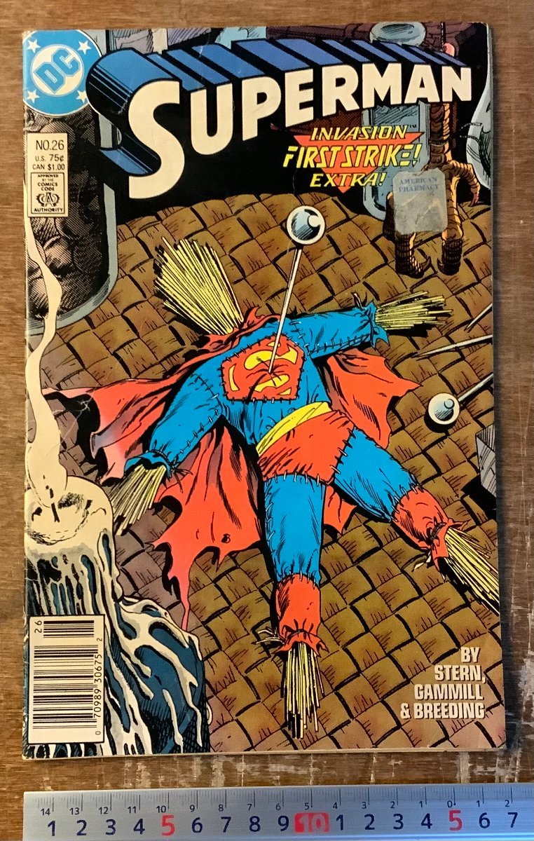 RR-4488 SUPERMAN スーパーマン No.26 英語版 本 雑誌 漫画 アニメ 海外 古本 冊子 古書 色刷 印刷物 /くKAら ...