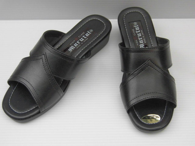 セール 丸泰 牛革 サンダル MT208 黒 M マルタイ Marutai 丈夫な 本革 日本製 3E 紳士 メンズ オフィス 事務所 モード 履き つっかけ(25.0cm)｜売買された ...