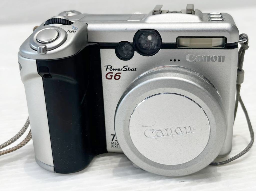 現状品 Canon キャノン Power Shot G6 デジタルカメラ PC1086 MEGA PIXELS バッテリー欠品(キヤノン ...