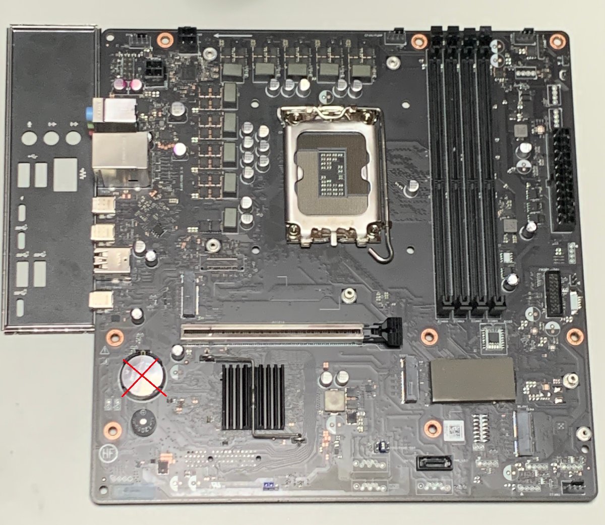 保証無し/確認時OS起動可 HP 8A9B Z790 チップセット搭載 パネル有 / LGA1700 DDR5メモリ対応 MicroATX ...