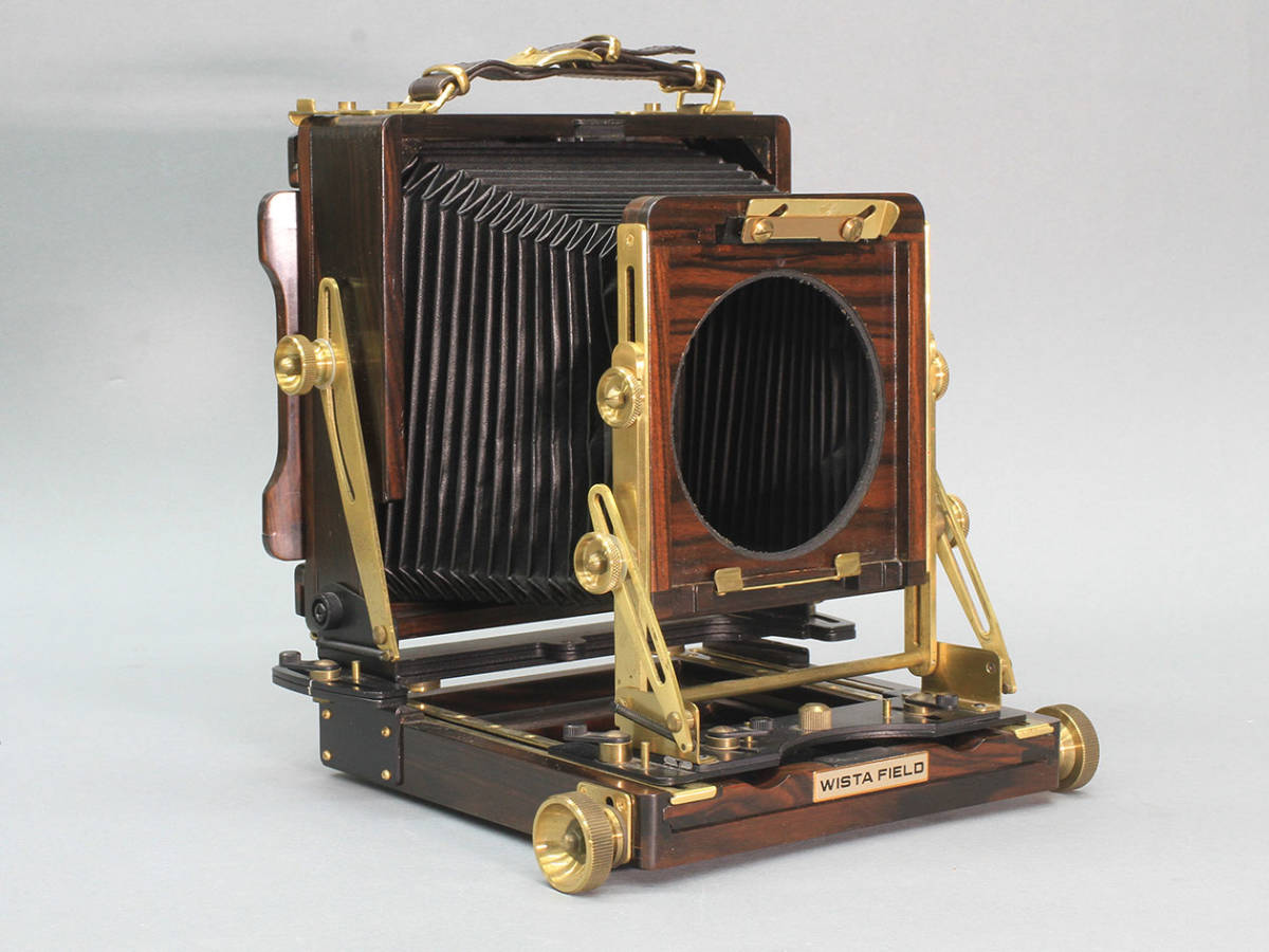 03 Wista Field-45DX Field Large Format Film Camera Ebony ウイスタ 4x5サイズ 木製 ...