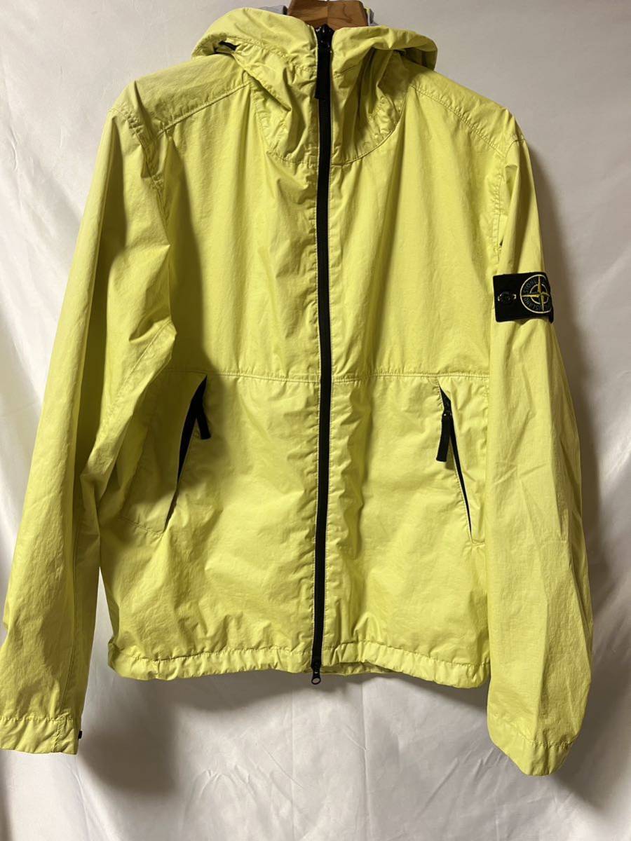 STONE ISLAND ストーンアイランド MEMBRANA 3L TC フーデットジャケット イエロー マウンテン パーカー ...