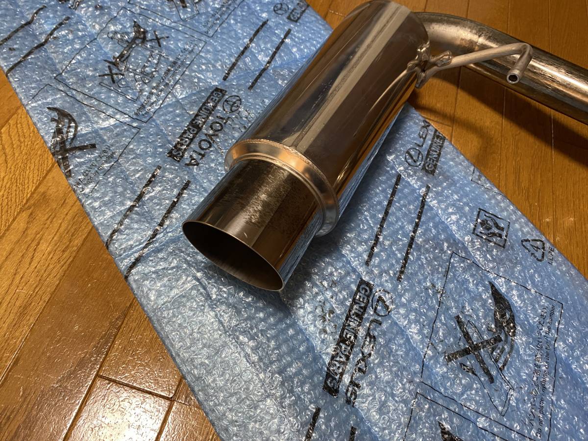 絶版品 入手困難 トヨタ ZZE123 カローラ ランクス 2ZZ-GE ZZE128 will VS 社外 チタン リア マフラー 123 ...