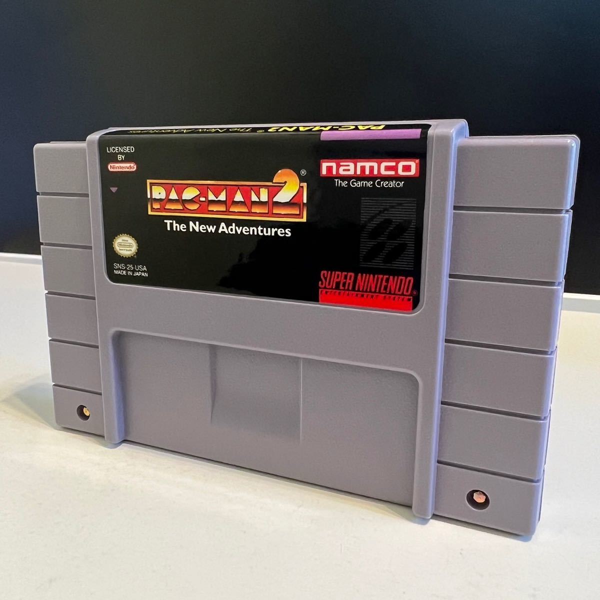 SNES Nintendo 任天堂 海外版 ソフト PAC-MAN 2 THE NEW ADVENTURES パックマン2 namco ...