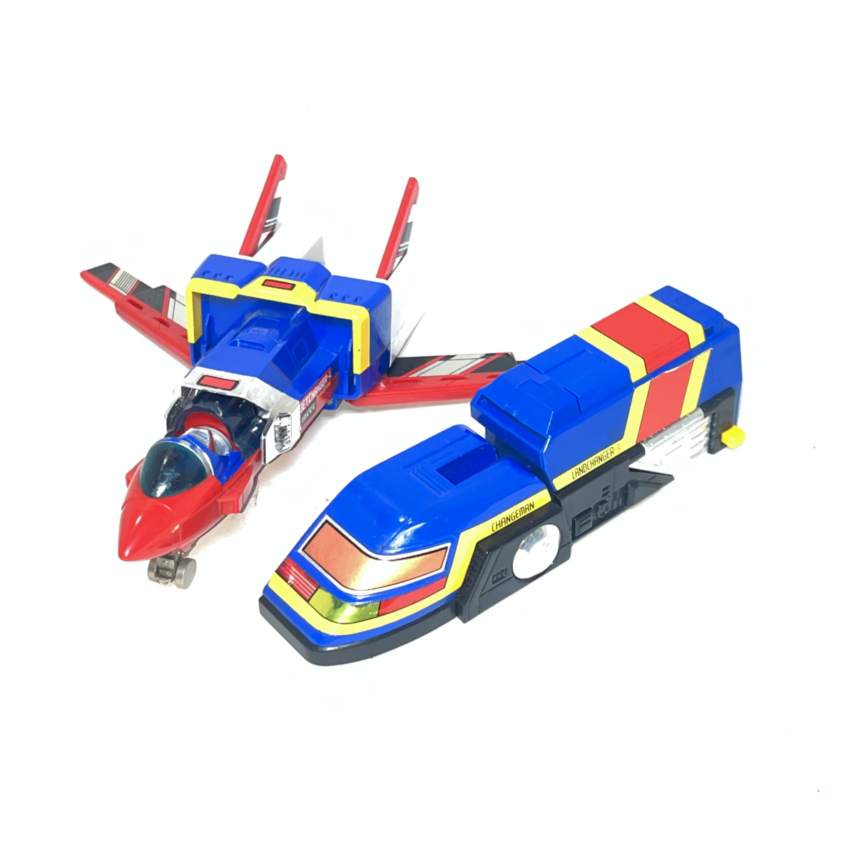 SK18-21-DX超合金電撃戦隊 チェンジマン ジェットチェンジャー1 ランドチェンジャー3 GC-27 当時物 まとめ(超合金)｜売買され ...