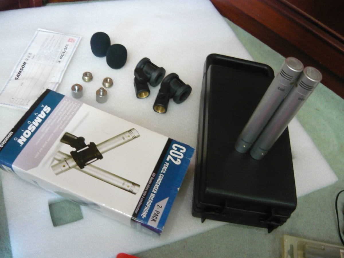 SAMSON C02 コンデンサーマイク 2セットペア 音出し確認済み(コンデンサーマイク)｜売買されたオークション情報、yahooの商品情報をアーカイブ公開 - オークファン（aucfan.com）