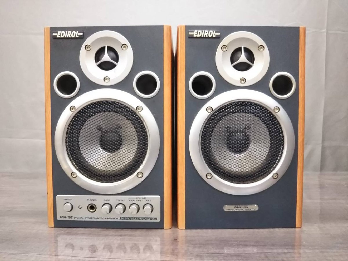 7647 品 PA機器 モニタースピーカー Roland EDIROL MA-15D ローランド 本体のみ(モニタースピーカー)｜売買された ...