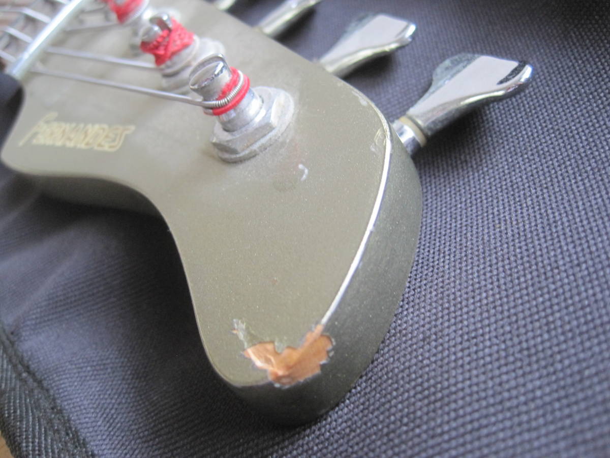 FERNANDES フェルナンデス FRB-45M PTR シルバー系 ミディアムスケール 軽量コンパクト エレキベース 品 訳アリ ジャンク(フェルナンデス)｜売買されたオークション情報 ...