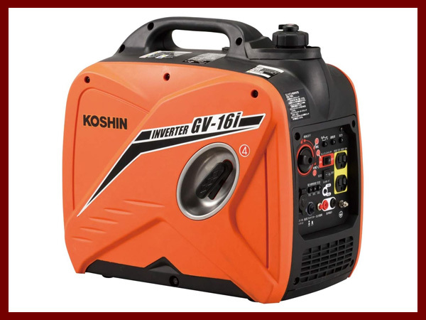 始動確認のみ 品 工進/KOSHIN インバーター発電機 GV-16i 1.6kVA e681(インバーター発電機)｜売買されたオークション情報、yahooの商品情報をアーカイブ公開 ...