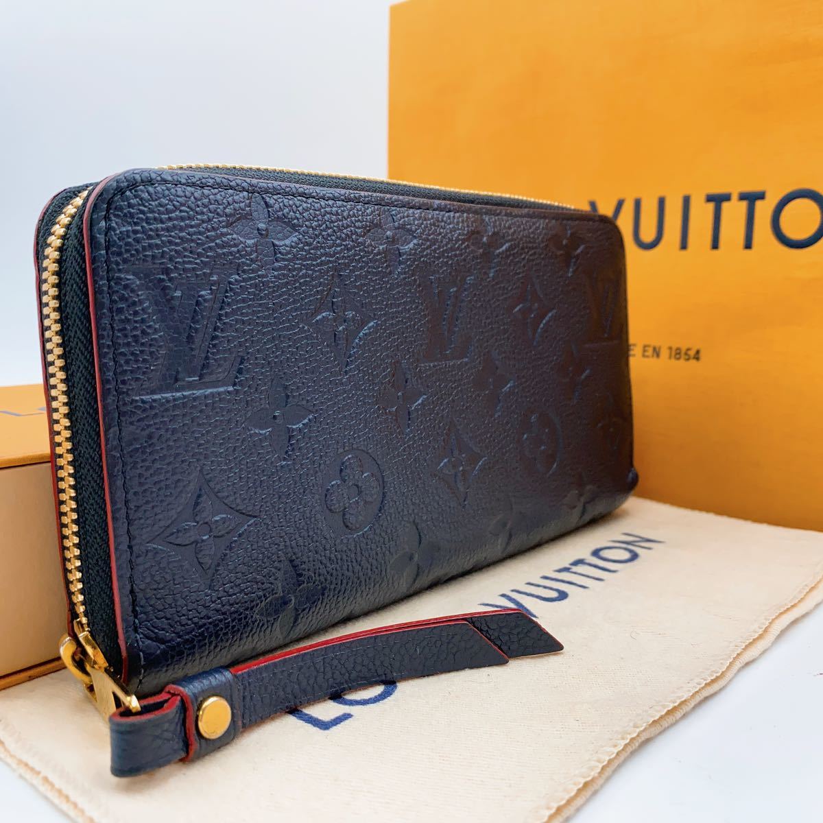 A2146 に近い極 LOUIS VUITTON ルイヴィトン モノグラム アンプラント マリーヌルージュ ジッピーウォレット M62121/SP0270(モノグラムライン)｜売買された ...