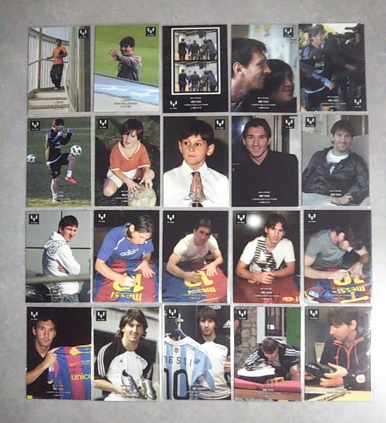 2013 Icons Official Messi Card Collection Limited 89 base cards リオネル ...