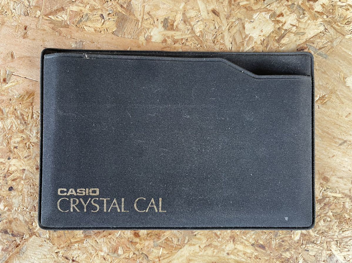 CASIO カシオ 電卓 CRYSTAL CAL TH-10 カード電卓 ソーラー電卓 レトロ アンティーク(カシオ)｜売買されたオークション ...