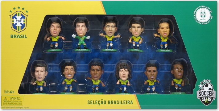 Soccer Starz 2014 World Cup Brazil 11 pack ブラジル代表 11体パック #Neymar ￥1 ...