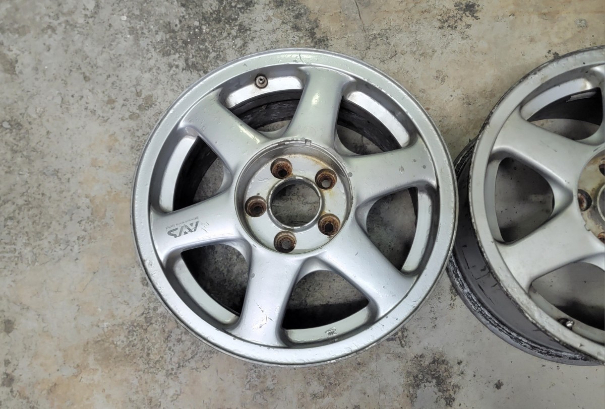 Yokohama AVS VS6 16インチ 8J +35 2本 VS-6 モデル6 VS5 モデル5 jdm 114.3 5H 5穴 軽量 ...