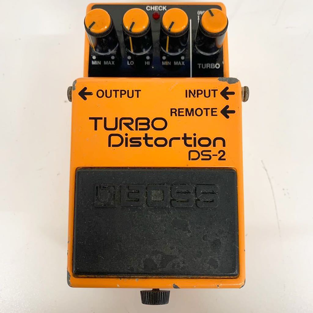 A-4 BOSS DS-2 TURBO Distortion エフェクター ディストーション ボス MADE IN JAPAN 日本製 音出し ...
