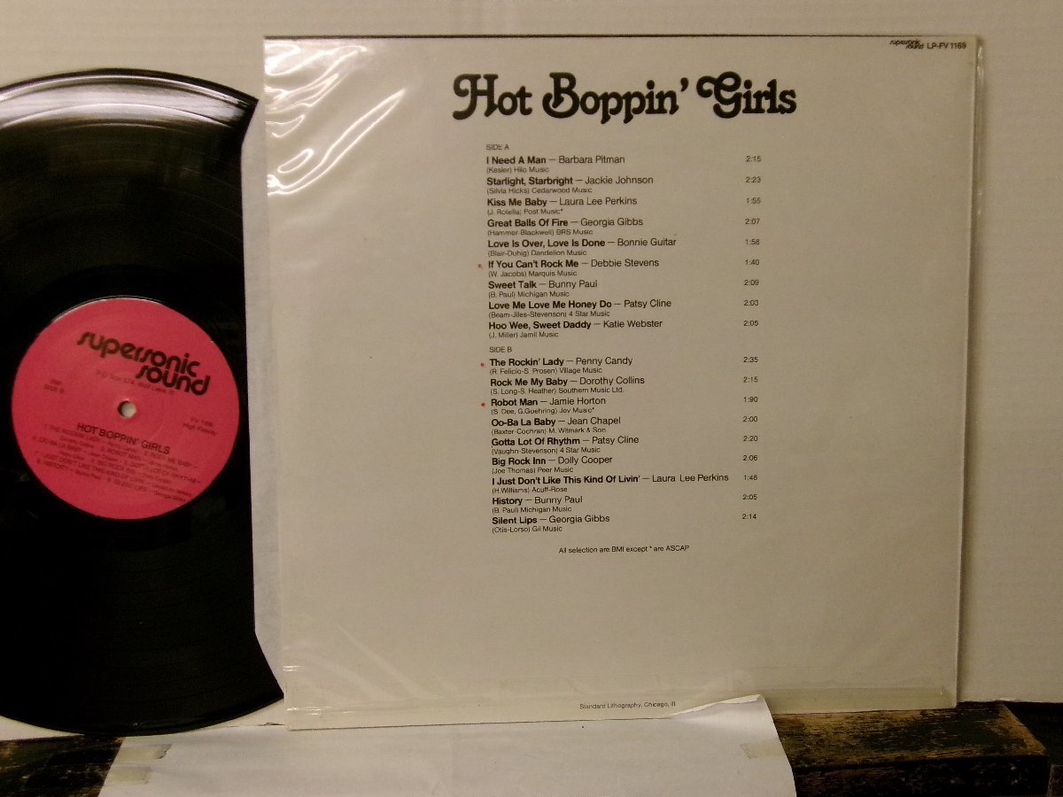 LP V.A. LAURA LEE PERKINS GEORGIA GIBBS BUNNY PAUL他 / HOT BOPPIN' GIRLS ...