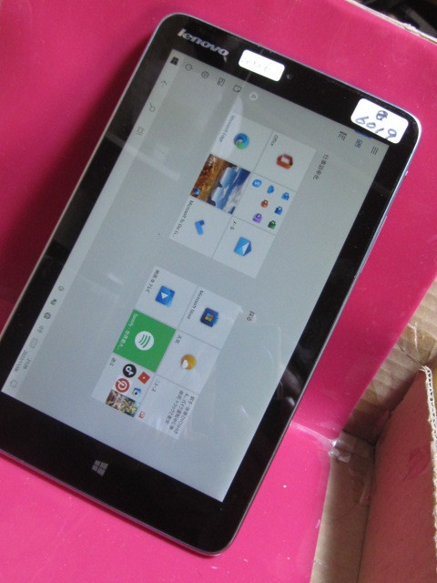 ジャンク lenovo miix 28 20326 タブレット windows10 wifi 銀 初期化済み 8-6019(Windows ...