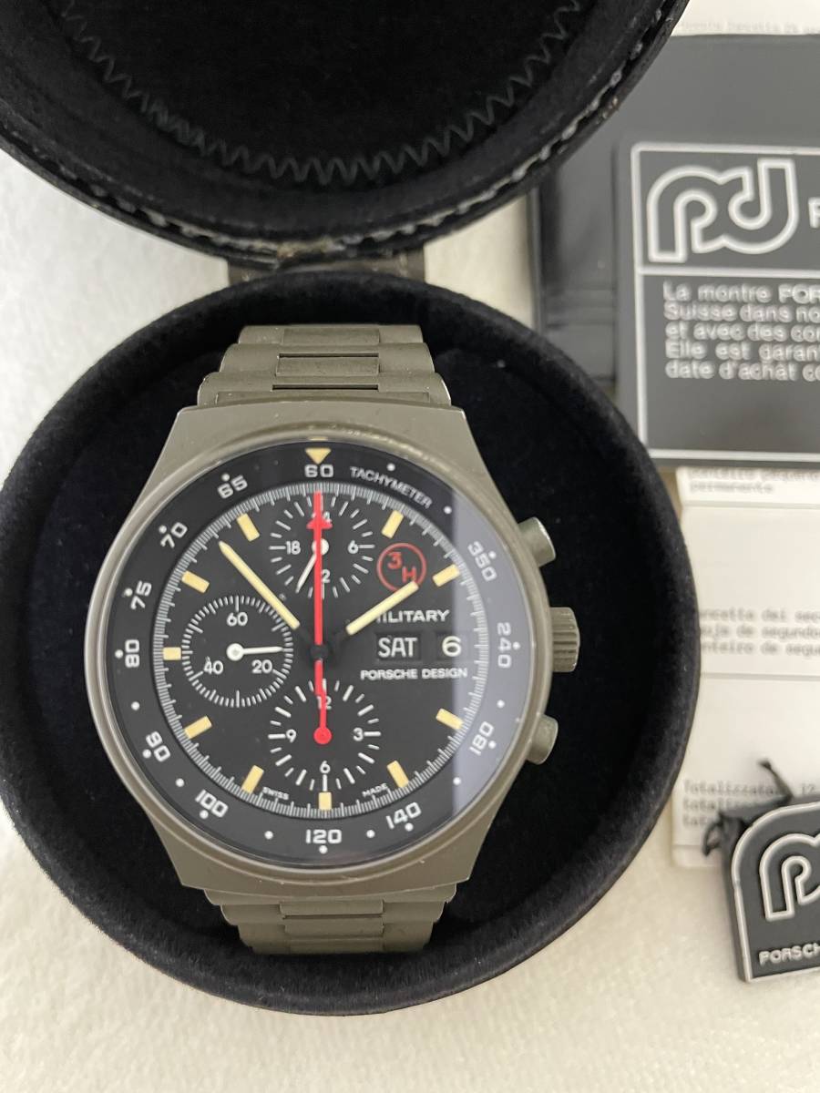 超 ポルシェデザイン ミリタリークロノグラフオルフィナ レマニアRef.7176 3H OD ほぼ(ポルシェ デザイン)｜売買されたオークション情報、yahooの商品情報をアーカイブ公開 ...