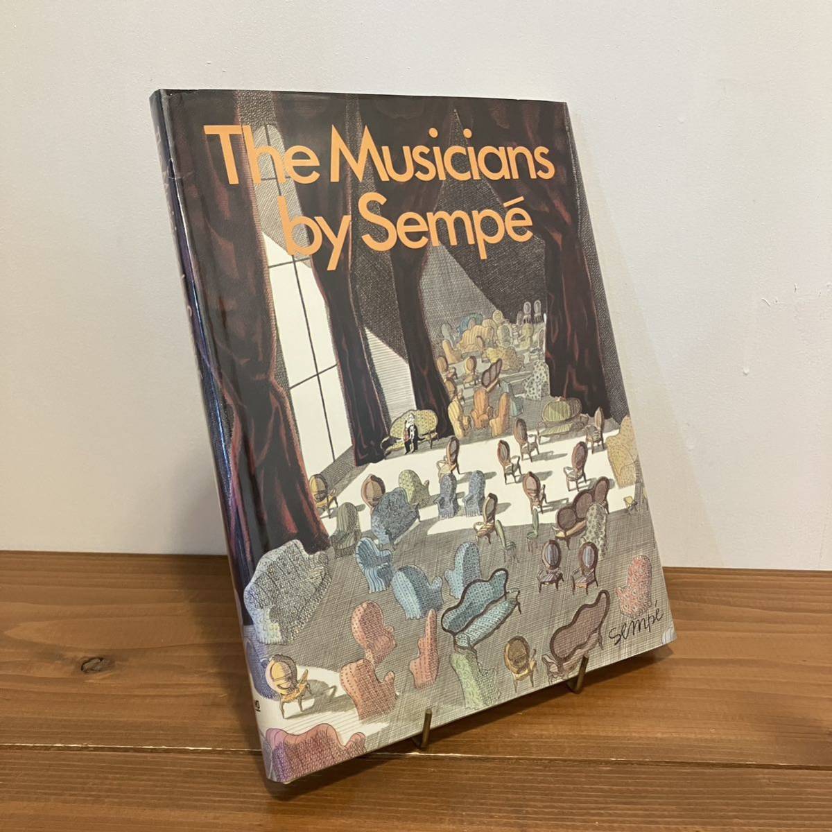 231223 ジャン＝ジャック サンペ画集 The Musicians 1980年大判洋書画集 jean＝jacques Sempe フランス ...