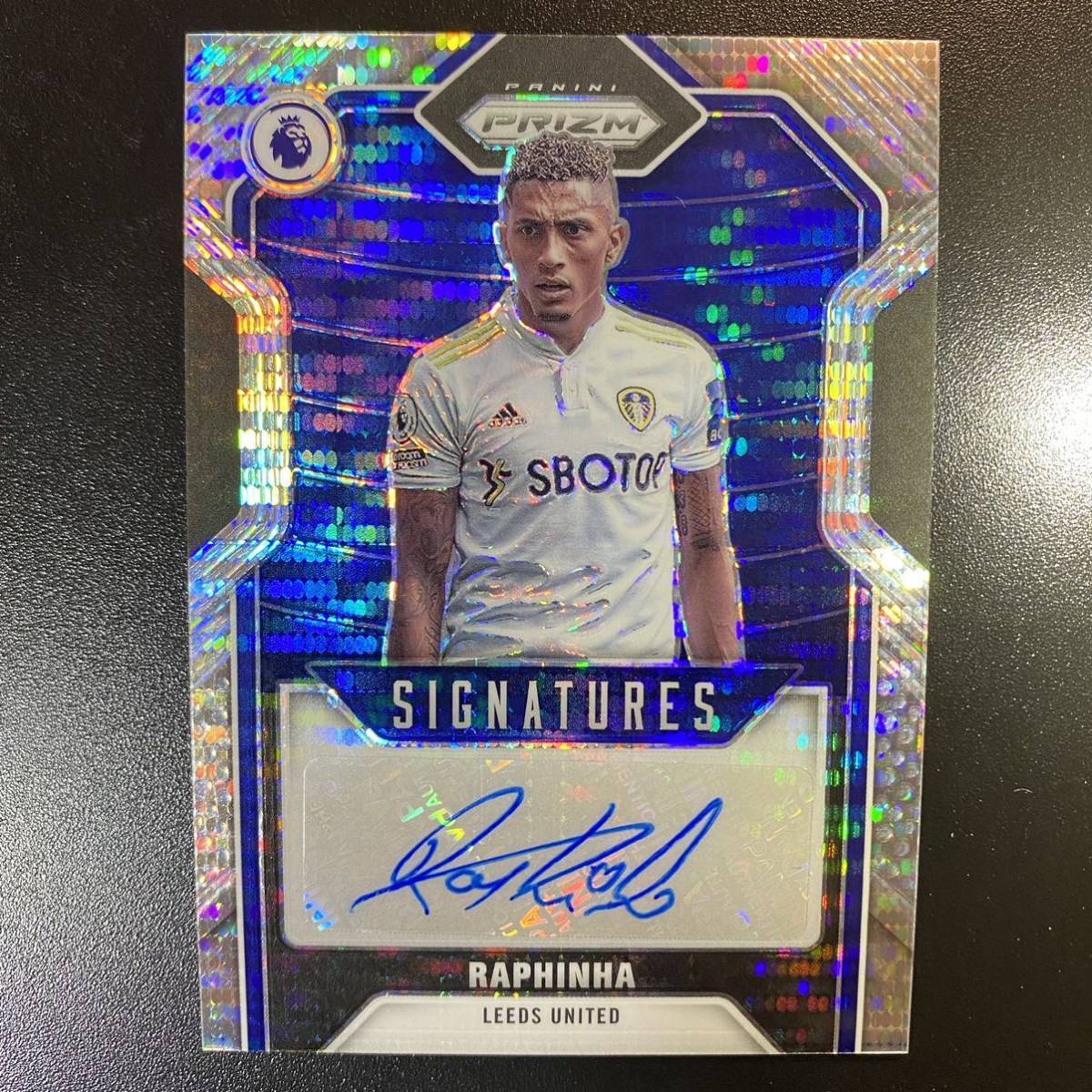 2021-22 Panini Prizm EPL Raphinha Silver Choice Autograph Auto 直筆サインカード ...