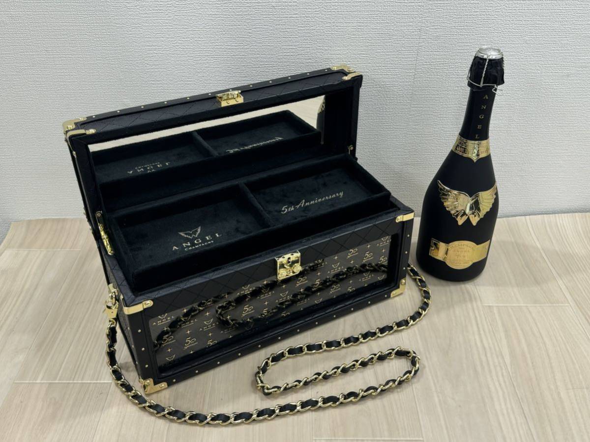 K 空ビン Angel Champagne エンジェル シャンパン5th 記念ボトル BOX ボックス 空き瓶 K 0125-012 10 ...