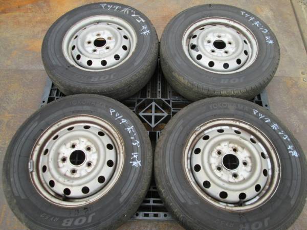 マツダ ボンゴ 175R14 8PR LT タイヤ ホイール セット 4本 5穴(ラジアルタイヤ)｜売買されたオークション情報、yahooの ...