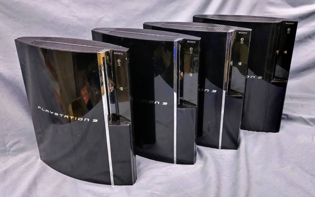 PS3 CECHA00 60GB 3台 /20GB 1台 初期型 通電確認 ジャンク品 4台セット(PS3本体)｜売買されたオークション情報 ...