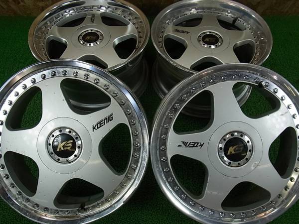 絶版 ケーニッヒ KOENIG KS アルミ 17×7J 9.5J 4本(社外品)｜売買されたオークション情報、yahooの商品情報を ...