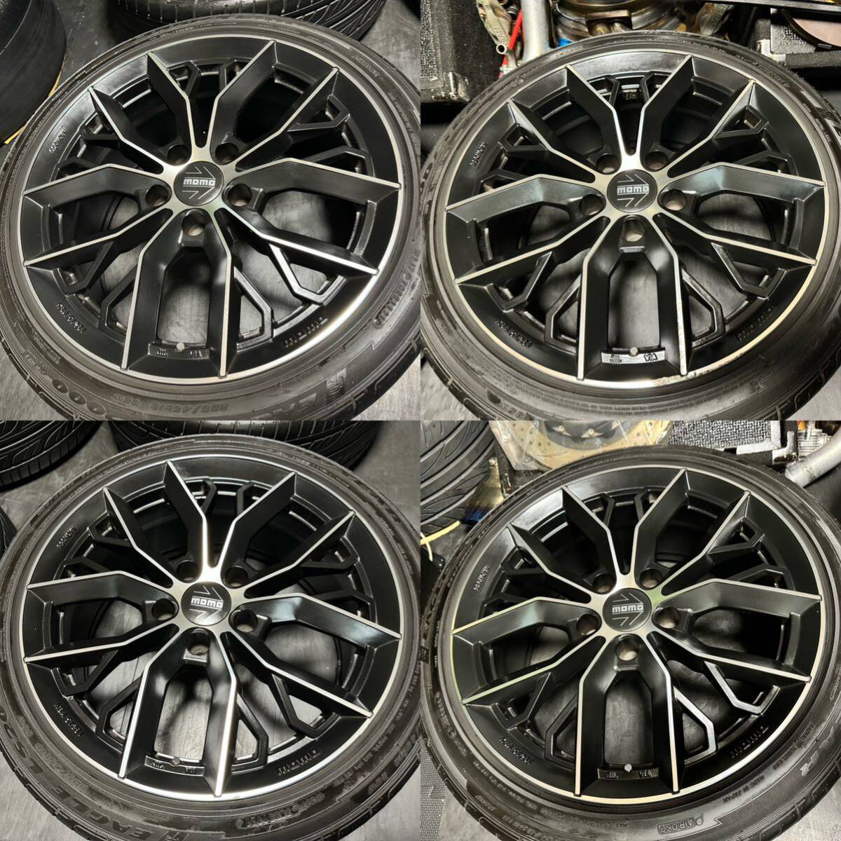 MOMO MASSIMO 18インチ 8J＋30 PCD120 5穴 GOODYEAR EAGLE LS2000 HyblidII 225 ...