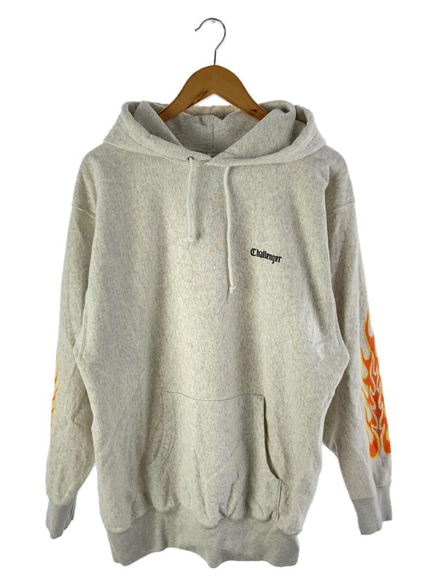 CHALLENGER CHALLENGER FLAMES HOODIE/HEATHER GRY/L/CLG-SW 023-006(Lサイズ ...