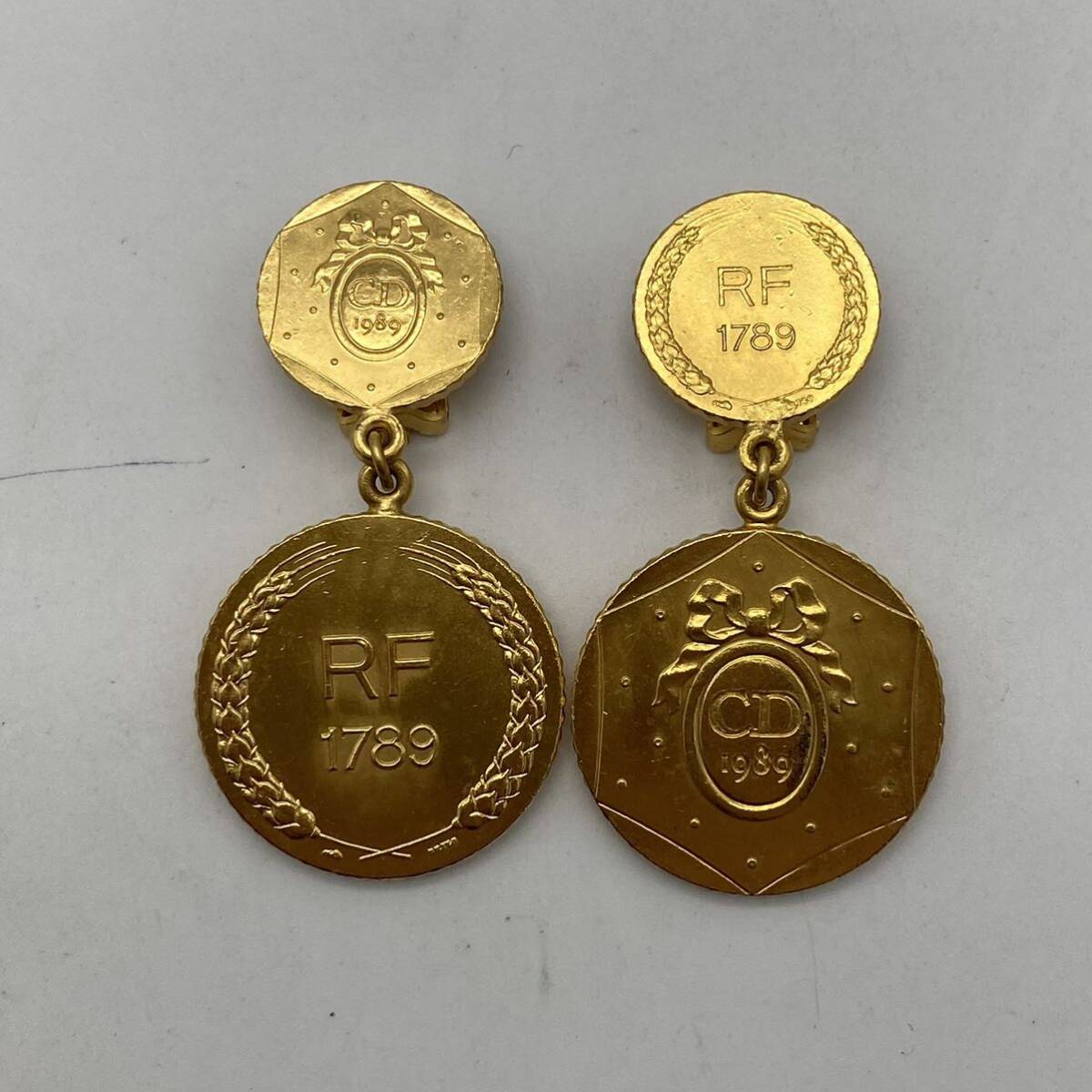 Christian Dior クリスチャン ディオール イヤリング ゴールド 1789 1989 アクセサリー P1100(イヤリング)｜売買されたオークション情報、yahooの商品情報を ...