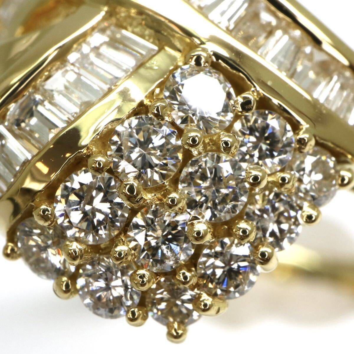 豪華 K18 天然ダイヤモンドリング A 約4.7g 16号 0.35ct 0.64ct diamond ジュエリー ring 指輪 ED9/ED9(イエローゴールド台)｜売買された ...