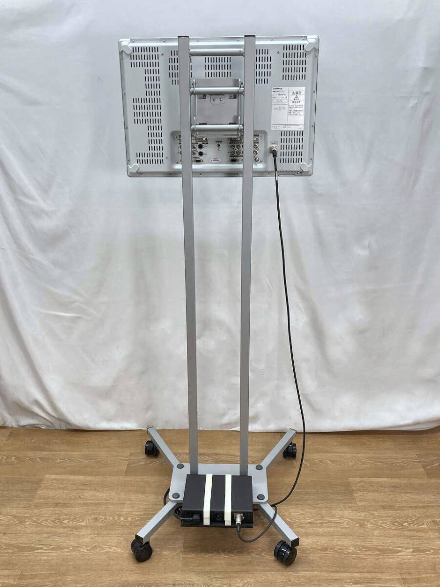 OLYMPUS オリンパス 医療機器 高解像LCDモニター OEV261H 内視鏡用液晶モニター 床置きモニタースタンド付き 直接引き取り可 ...