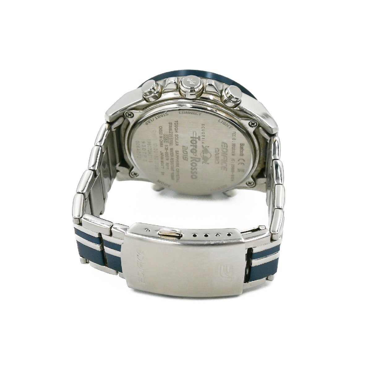 1円 稼働 良品 箱/コマ5付 CASIO CASIO EDIFICE カシオ エディフィス ECB-900TR スマートフォンリンク タフ ...