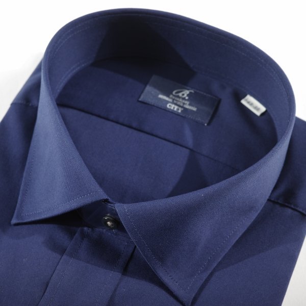 1円 Brinkers ブリンカーズ 形態安定 綿100％ 長袖 レギュラーカラー ドレスシャツ L 41-78 ネイビー 本物 2045(Lサイズ)｜売買されたオークション情報、yahooの ...