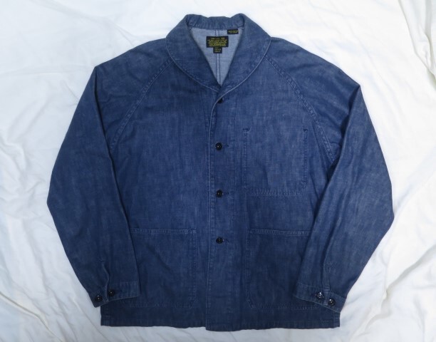 90s Levi’s リーバイス ショールカラー デニム カバーオール M 香港製 US NAVY ステンシル 月桂樹ボタン LVC(その他 ...